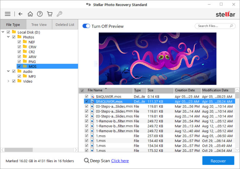 Recover MOS files from Mamiya Cameras [Stellar] - ob欧宝体育登陆